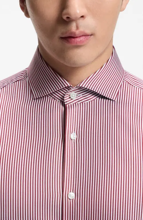 BOSS Hank Slim Fit Stripe Dress Shirt