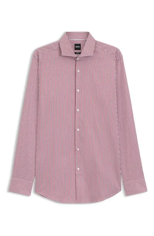 BOSS Hank Slim Fit Stripe Dress Shirt