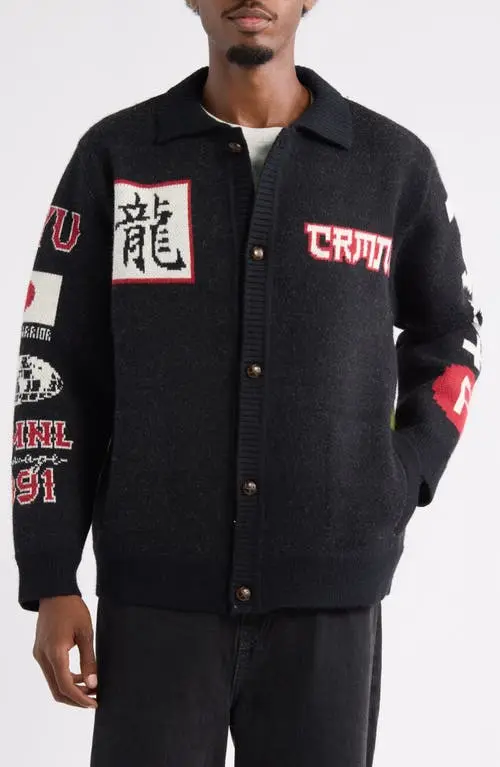 CRIMINAL DAMAGE Street Fighter Ii Ryu Cardigan