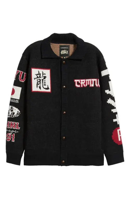 CRIMINAL DAMAGE Street Fighter Ii Ryu Cardigan
