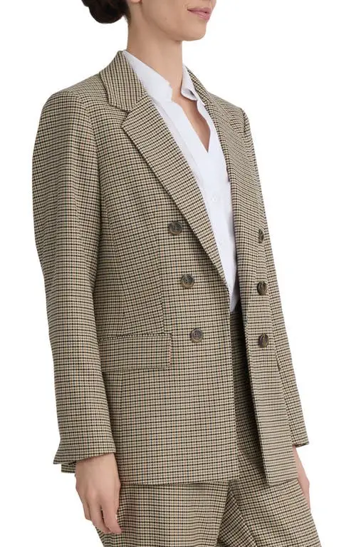 Jones New York Houndstooth Longline Blazer