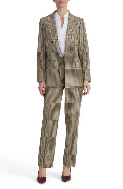Jones New York Houndstooth Longline Blazer