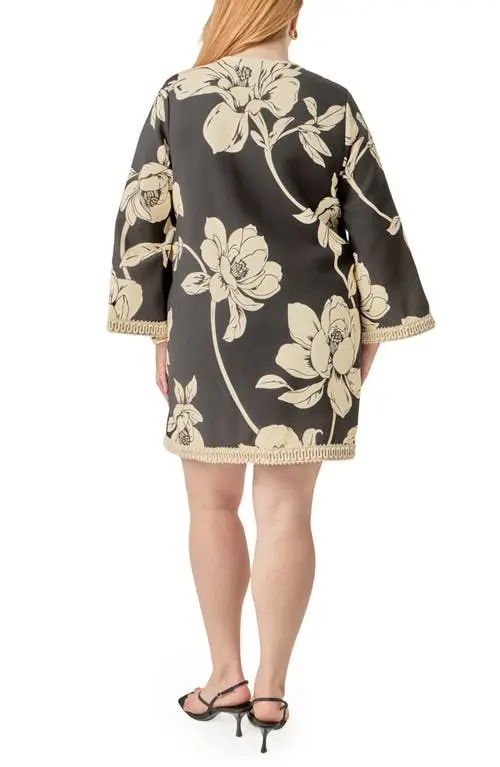 English Factory Floral Cotton Mini Dress