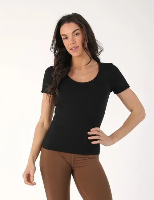 GLYDER Avery Short Sleeve - Black
