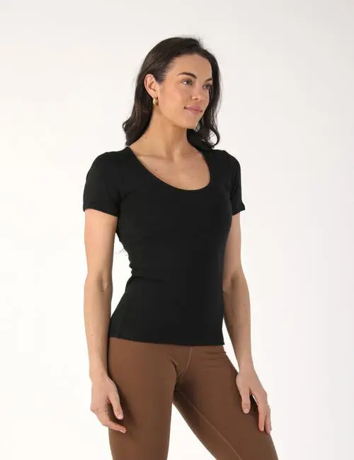 GLYDER Avery Short Sleeve - Black