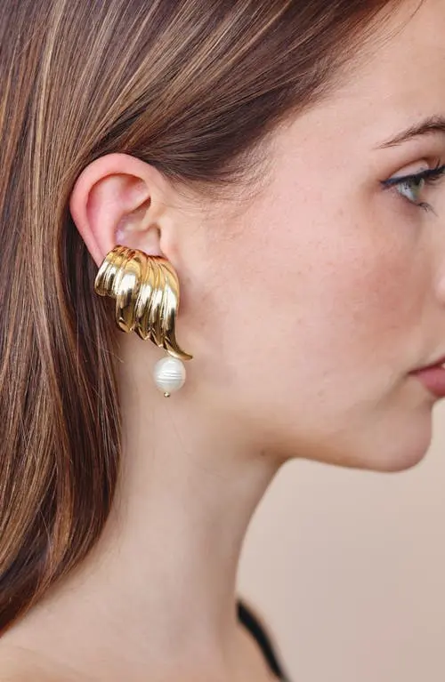 PETIT MOMENTS Canyon Imitation Pearl Earring Jackets
