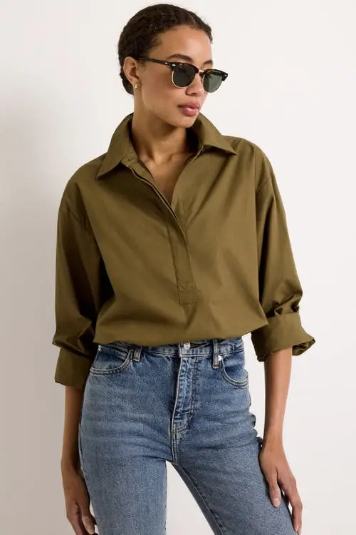 MARIE OLIVER Dallas Top