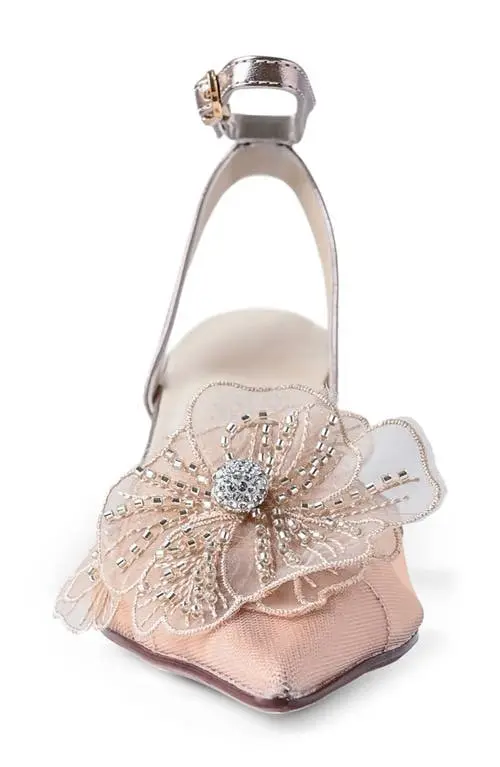 TOUCH UPS Opal Pointed Toe Pump - Champagne
