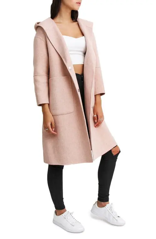 BELLE & BLOOM Walk This Way Wool Blend Oversized Coat