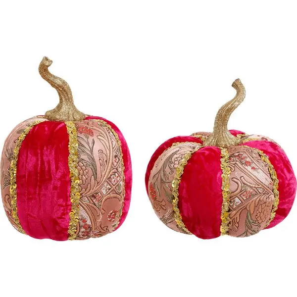 MARK ROBERTS Velvet Pumpkin Damask