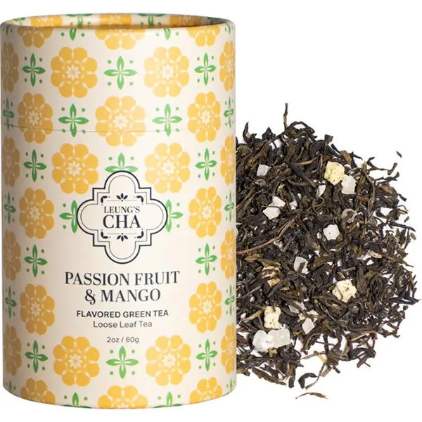 LEUNG'S CHA Passion Fruit Mango Green Tea