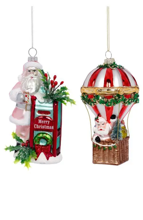 MARK ROBERTS Travelling Santa Ornament