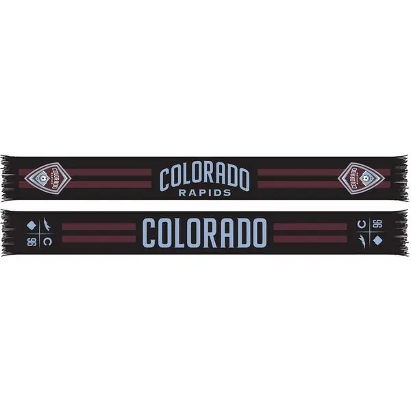 RUFFNECK SCARVES Colorado Rapids Jersey Hook Scarf - Black