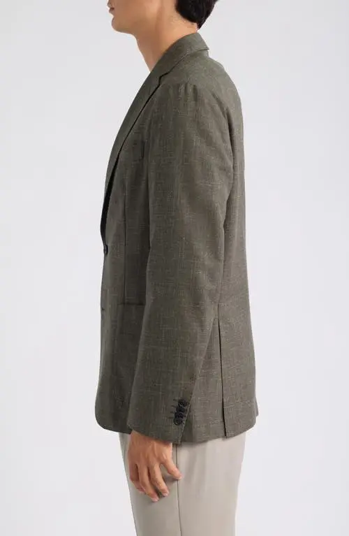 BOSS Hanry Wool & Linen Sport Coat - Medium Green