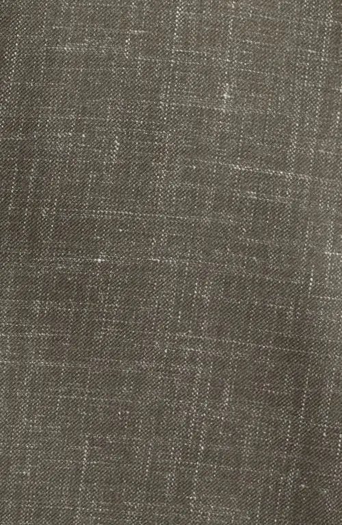 BOSS Hanry Wool & Linen Sport Coat - Medium Green