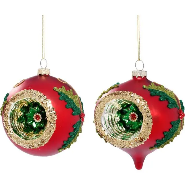 MARK ROBERTS Christmas Reflector Ornament