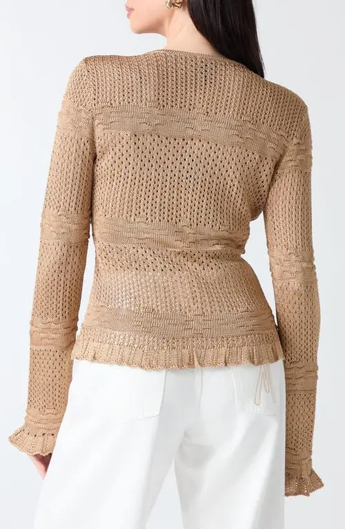 MARCIANO Marcie Cardigan - Beige