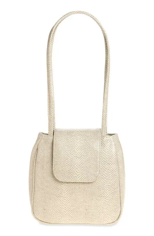 FOR THE AGES Yoko Faux Leather Shoulder Bag - Beige
