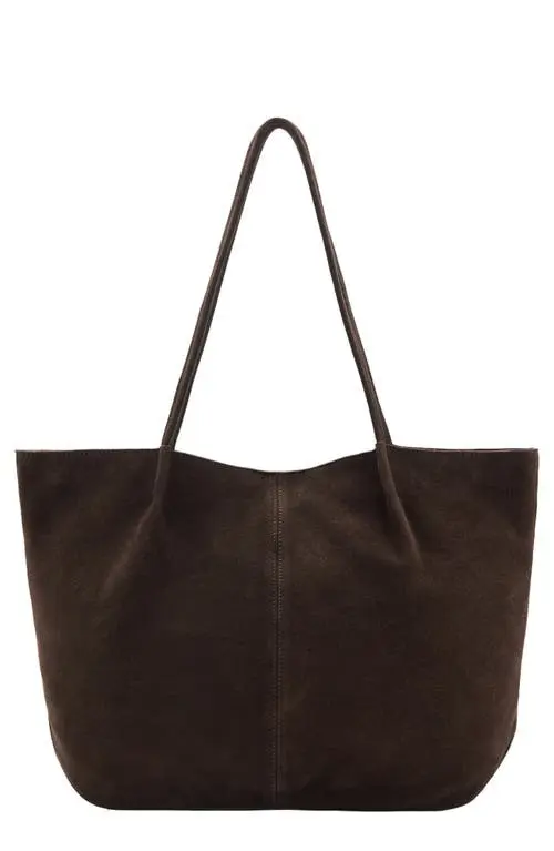 Mango Suede Shoulder Bag