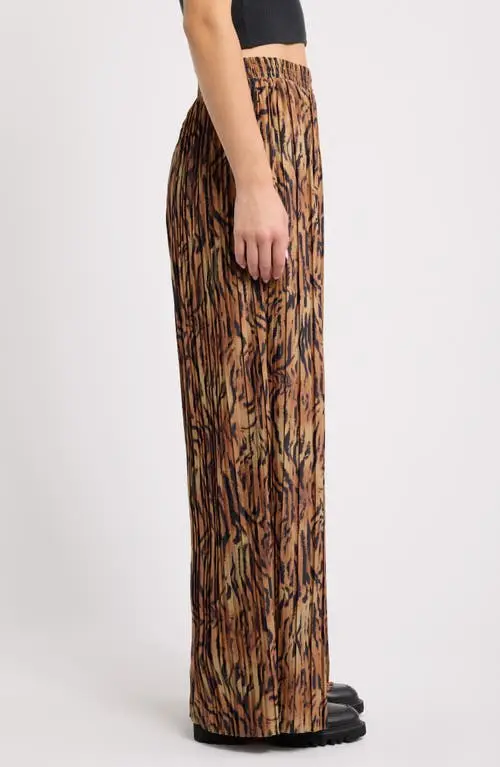 DRESSED IN LALA Pleated Wide Leg Pants