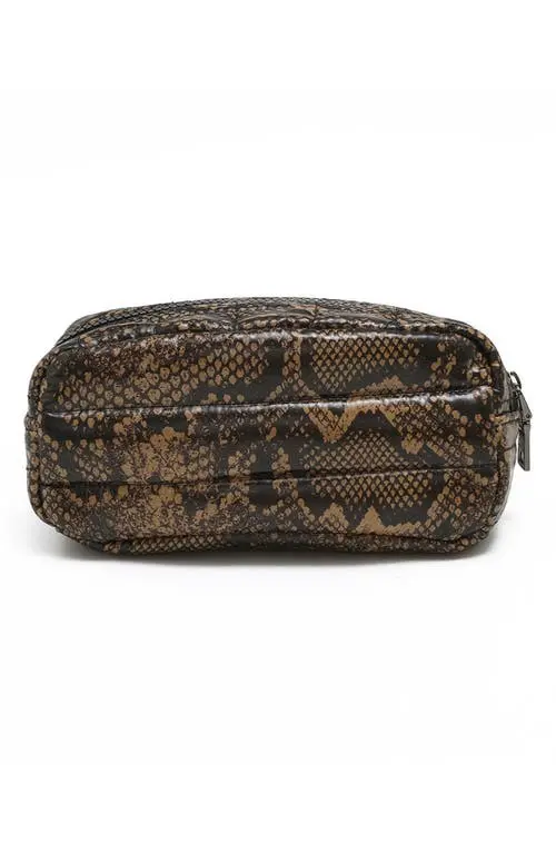 THINK ROYLN Touch-up Carryall Essentials Faux Leather Pouch