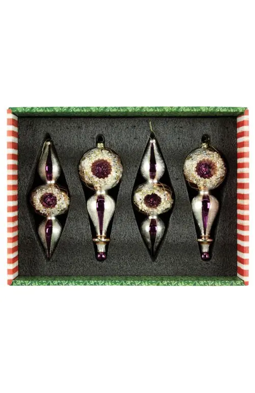 MARK ROBERTS Double Reflector Finial Ornament