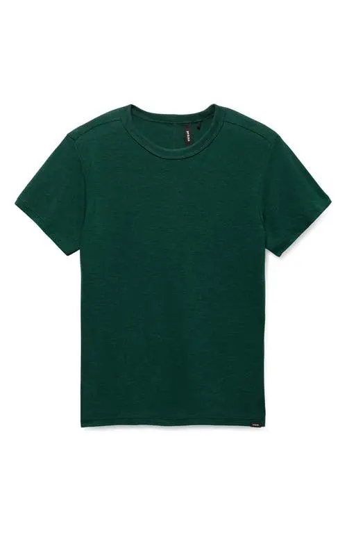 Prana Cozy Up Crewneck T-shirt - Root Green