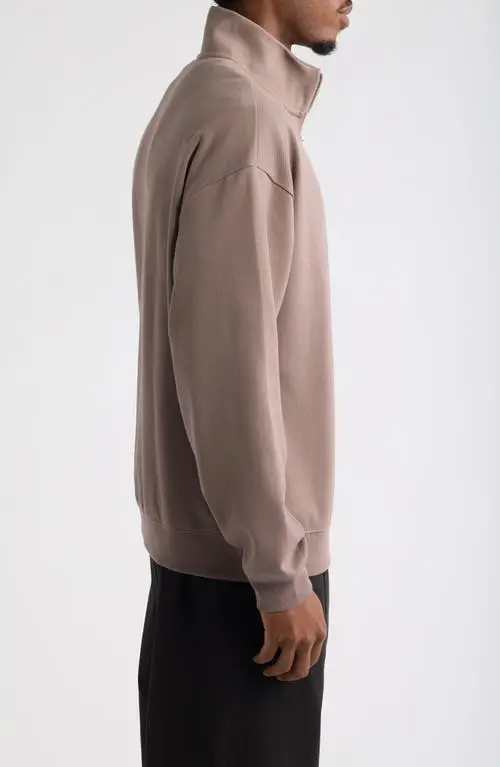 BOSS Dalizip Cotton Quarter-zip Pullover