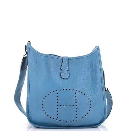 Hermès Evelyne Bag Gen Iii Clemence Pm - Blue