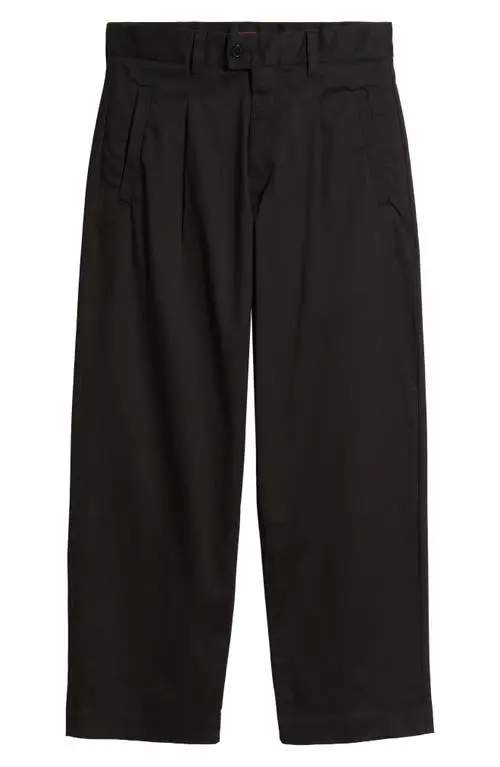 BOSS Pleated Wide Leg Trousers