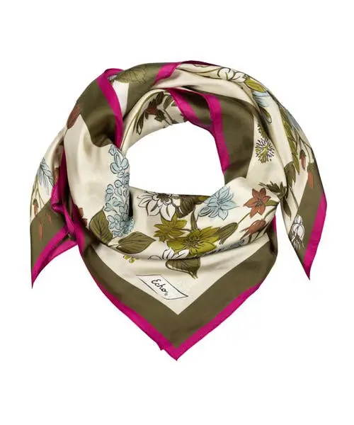 Echo Vase Silk Square - Olive