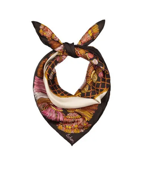 Echo Tassel Menagerie Series Bandana - Chocolate