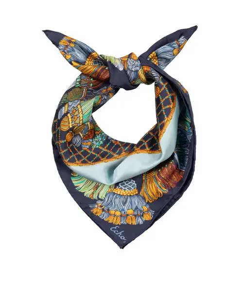 Echo Tassel Menagerie Series Bandana - Navy