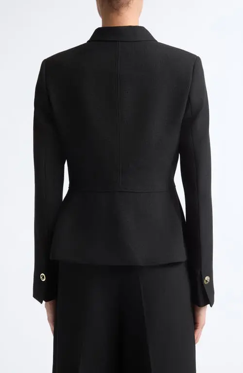 St. John Palais Stretch Suiting Peplum Jacket