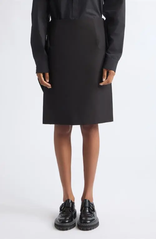 LII Contrast Back Midi Skirt