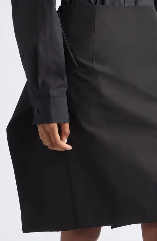 LII Contrast Back Midi Skirt