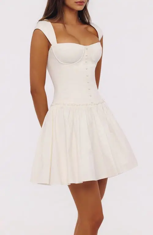 House Of Cb Kaia Cotton Minidress