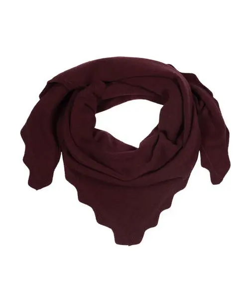 Echo Scallop Knit Triangle - Winetasting
