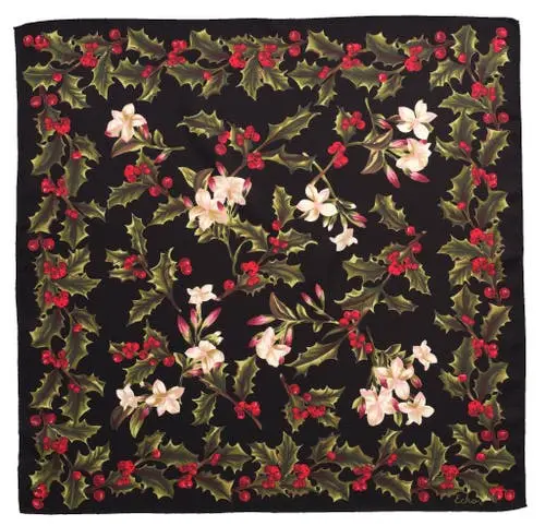Echo Holly Silk Bandana