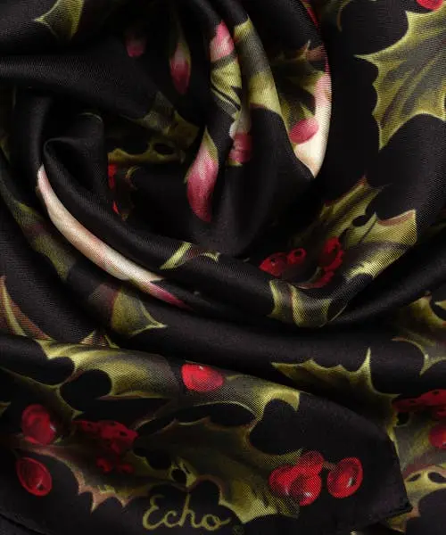 Echo Holly Silk Bandana