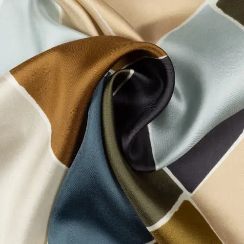 Echo Harlequin Silk Square