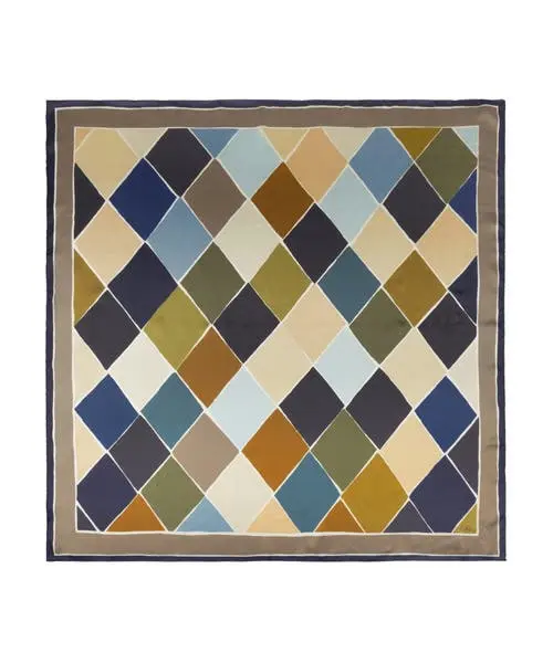 Echo Harlequin Silk Square