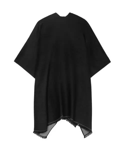 Echo Double-face Ruana - Black