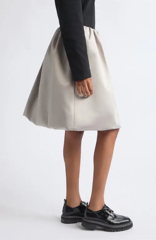 LII Gathered Midi Skirt