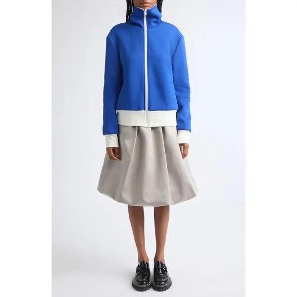 LII Gathered Midi Skirt