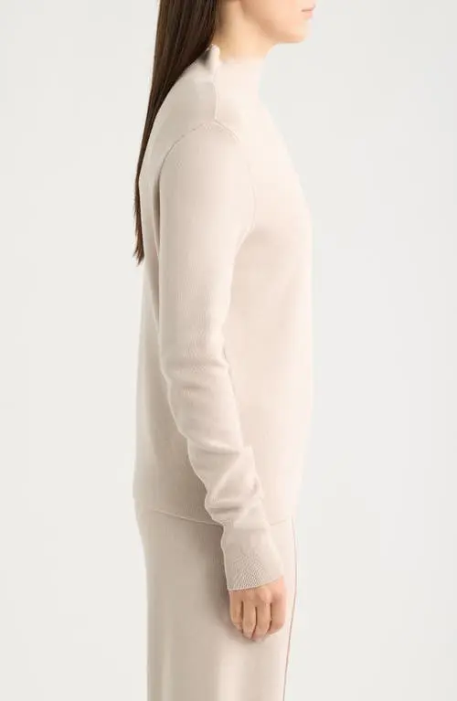 TAHARI ASL Mock Neck Long Sleeve Sweater