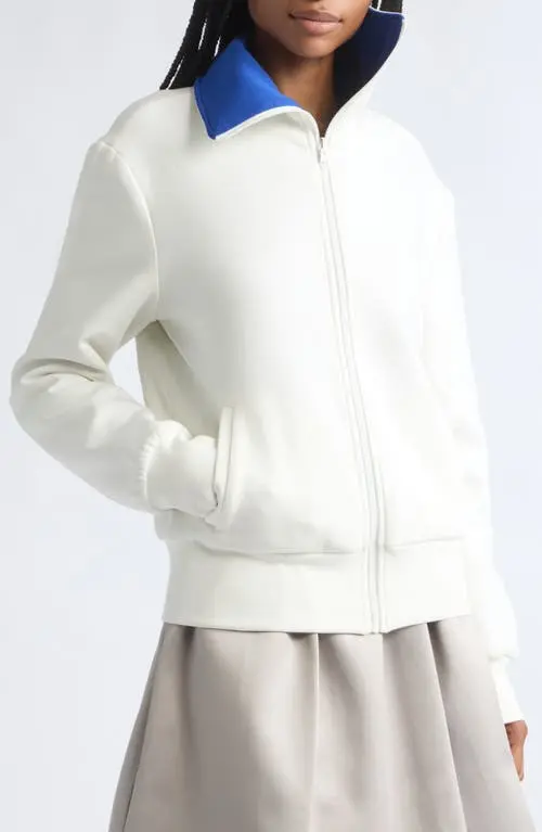 LII Reversible High Neck Jersey Jacket