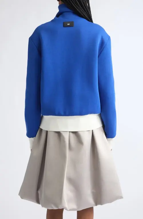 LII Reversible High Neck Jersey Jacket