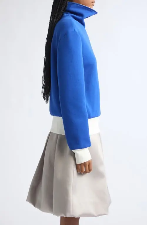 LII Reversible High Neck Jersey Jacket