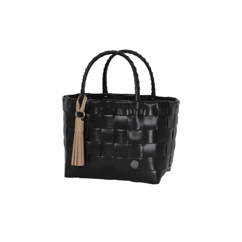 HANDED BY Mini Paris Recycled Plastic Tote Bag - Black